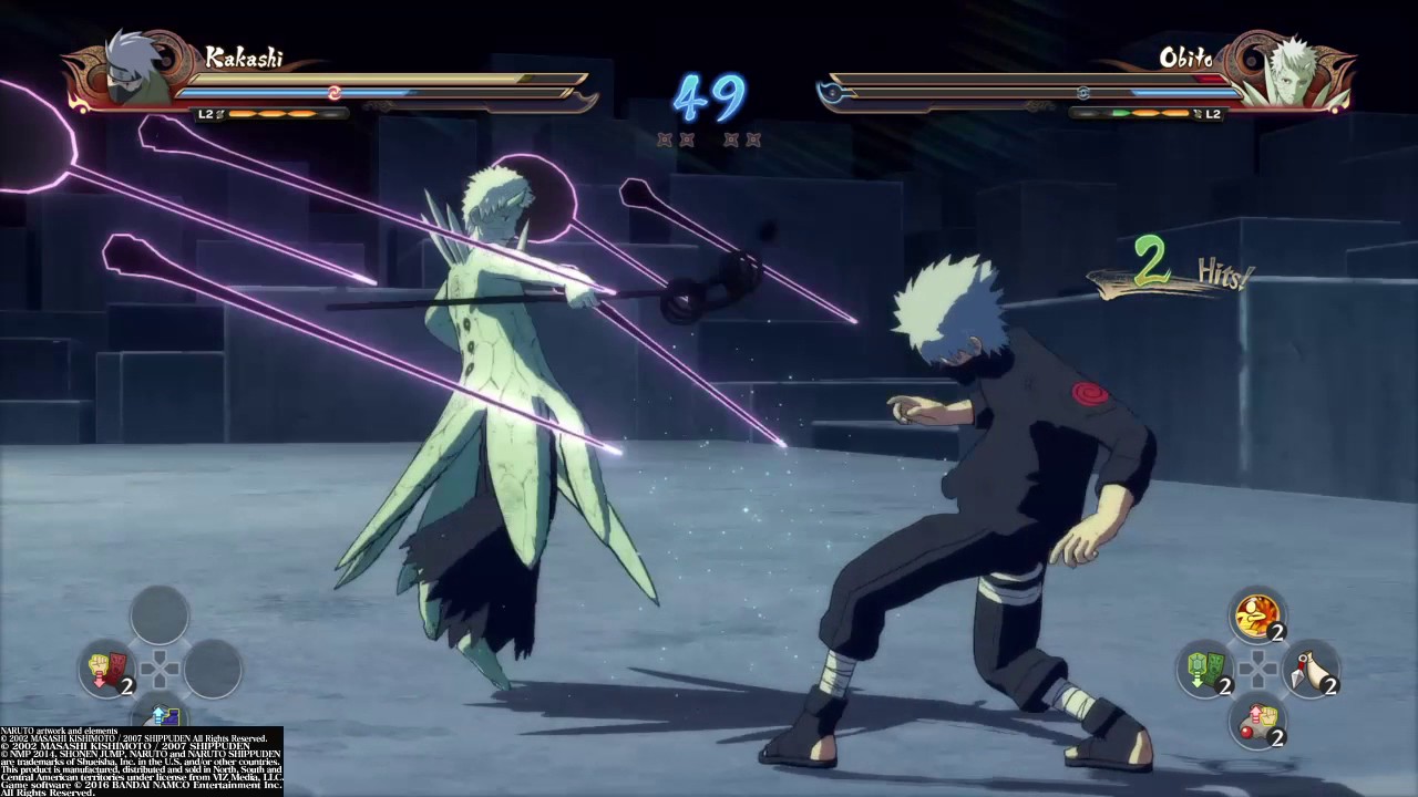 NARUTO ULTIMATE NINJA STORM 4 KAKASHI VS OBITO CRAZY BATTLE - YouTube