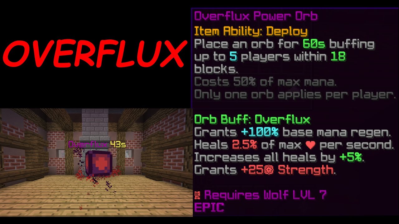 Hypixel Skyblock: Finally Getting a Overflux Power Orb - YouTube