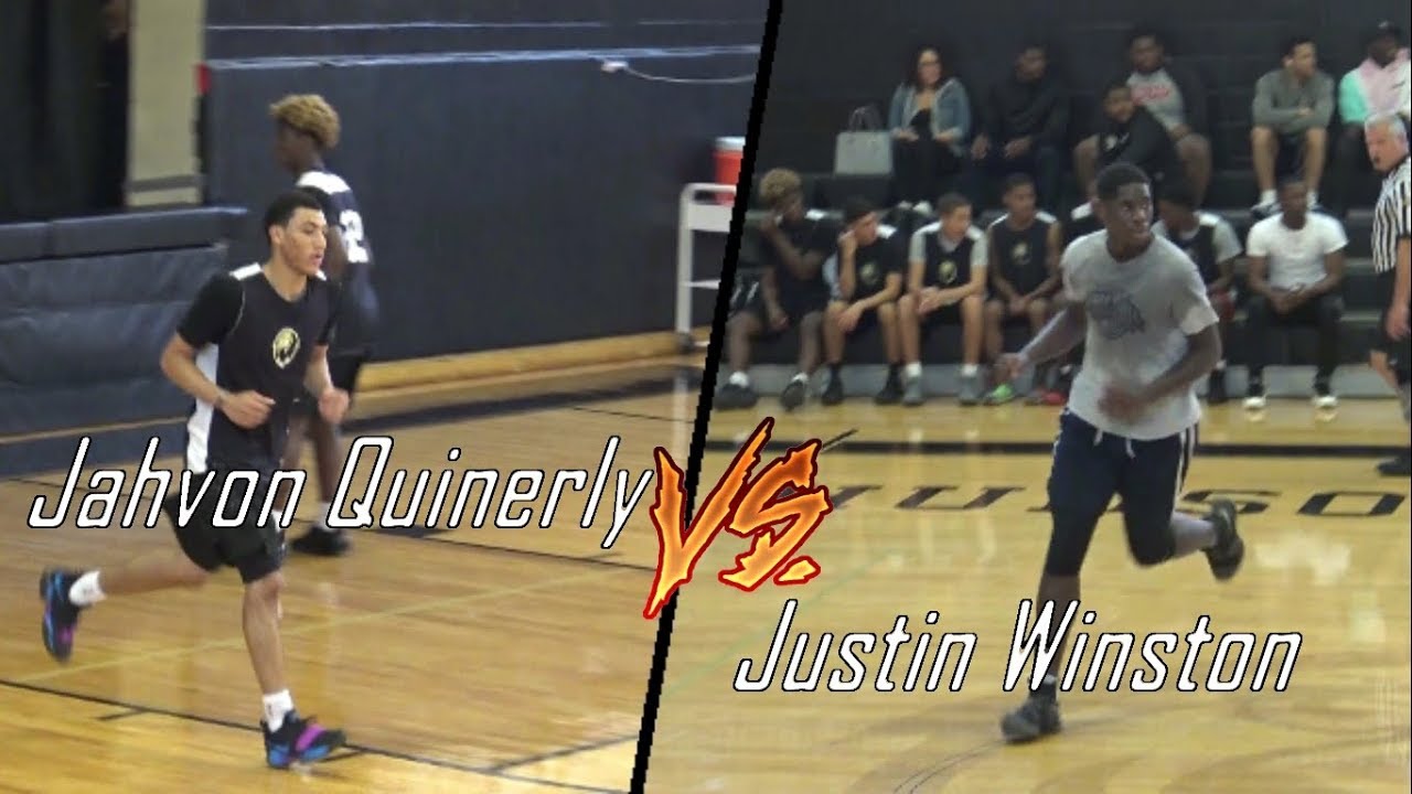 Jahvon Quinerly vs Justin Winston | Hudson Fall League. Jellyfam! - YouTube