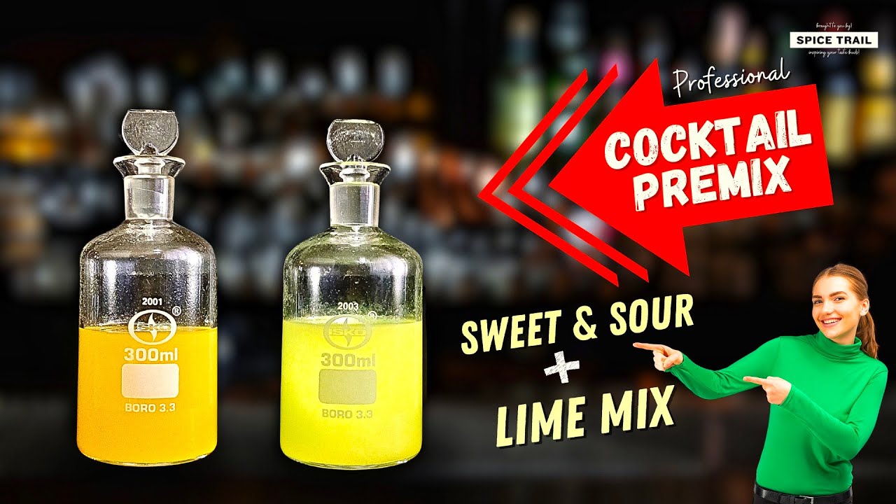 How to Make the Perfect Sweet and Sour Mix and Lime mix for Cocktails ...