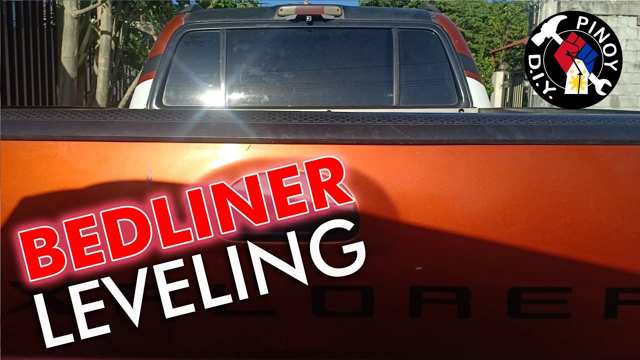 How to level a 2001 ford explorer pickup bed liner - YouTube