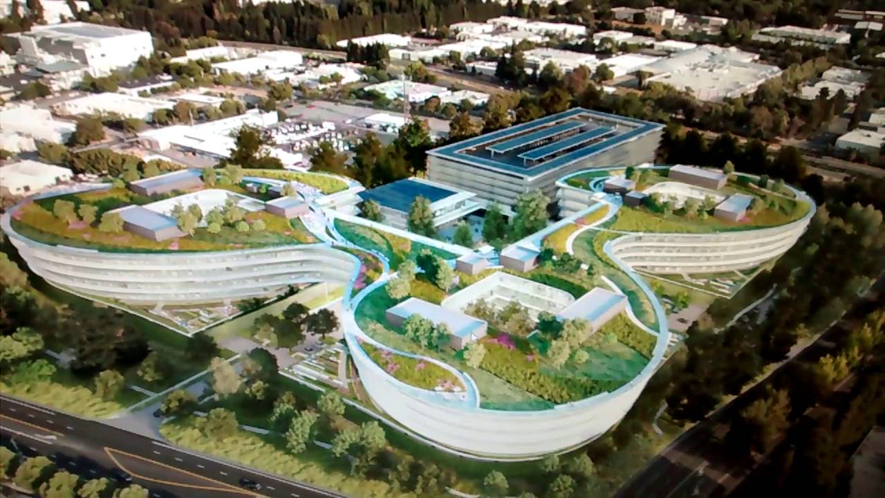 Architectural notes on apple campus 3 aka apple mothership 2 - YouTube