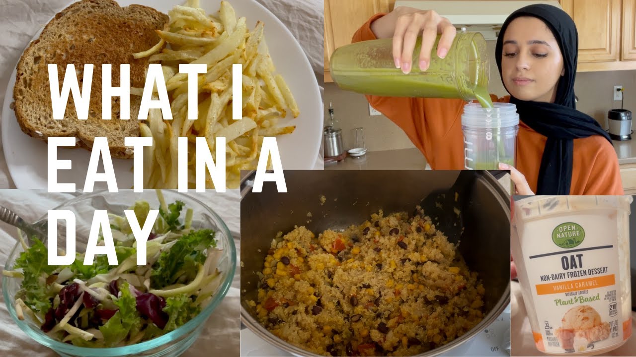 what I eat in a day | healthy / realistic | 2020 - YouTube