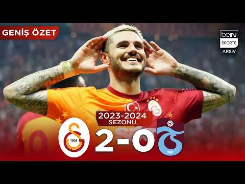 GENİŞ ÖZET: Galatasaray (2-0) Trabzonspor | 2. Hafta - 2023/2024