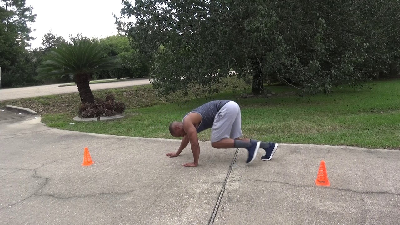 2 Cone Foward/Backward Crawl with Sit Thru - YouTube
