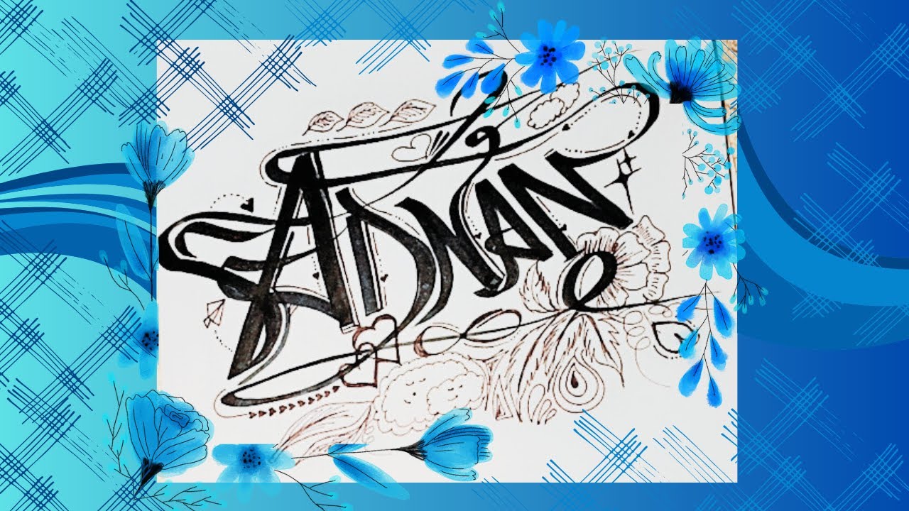 Transforming name into art- A visual treat - YouTube