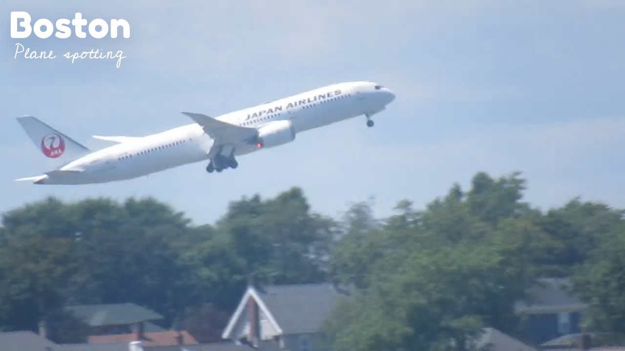 BOSTON | Plane spotting | 40 Minutes | AirBase - YouTube