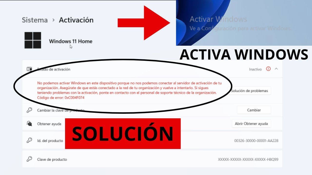 🛑SOLUCIÓN: ACTIVA Windows 10 y 11 en 2 Minutos con Esta Solución Fácil ...