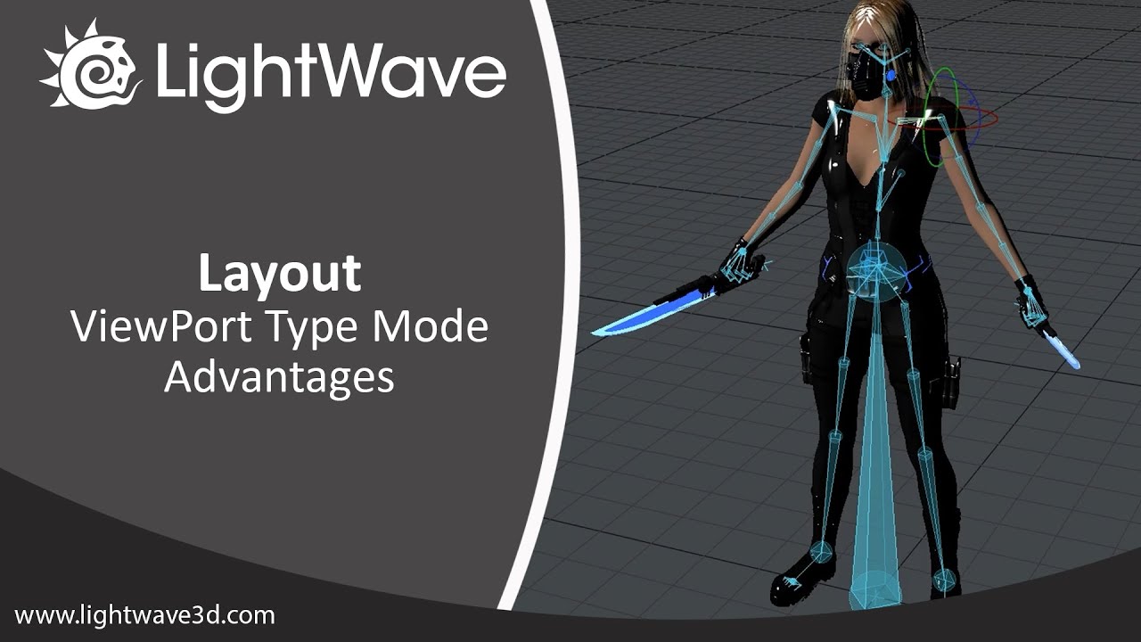Lightwave 3D Viewport Type Mode Advantages - YouTube