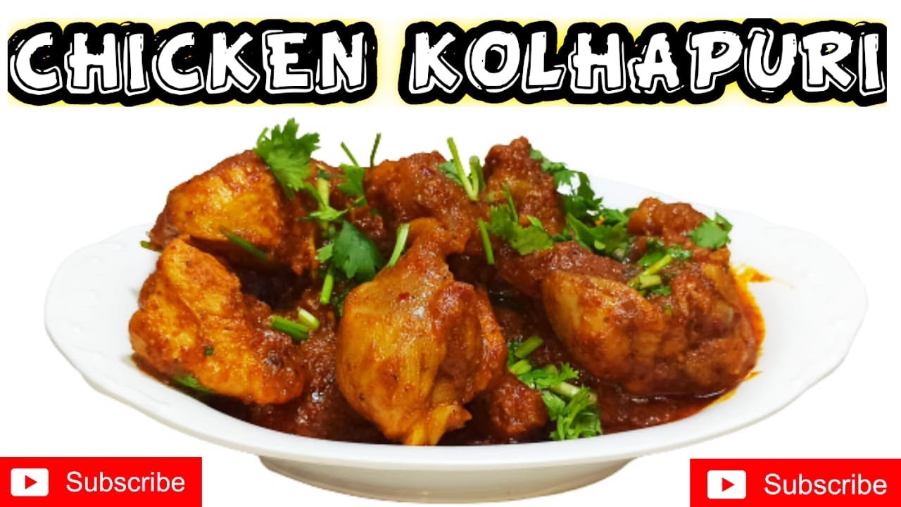 TASTY & SPICY CHICKEN KOLHAPURI // RESTUARANT STYLE CHICKEN KOLHAPURI ...