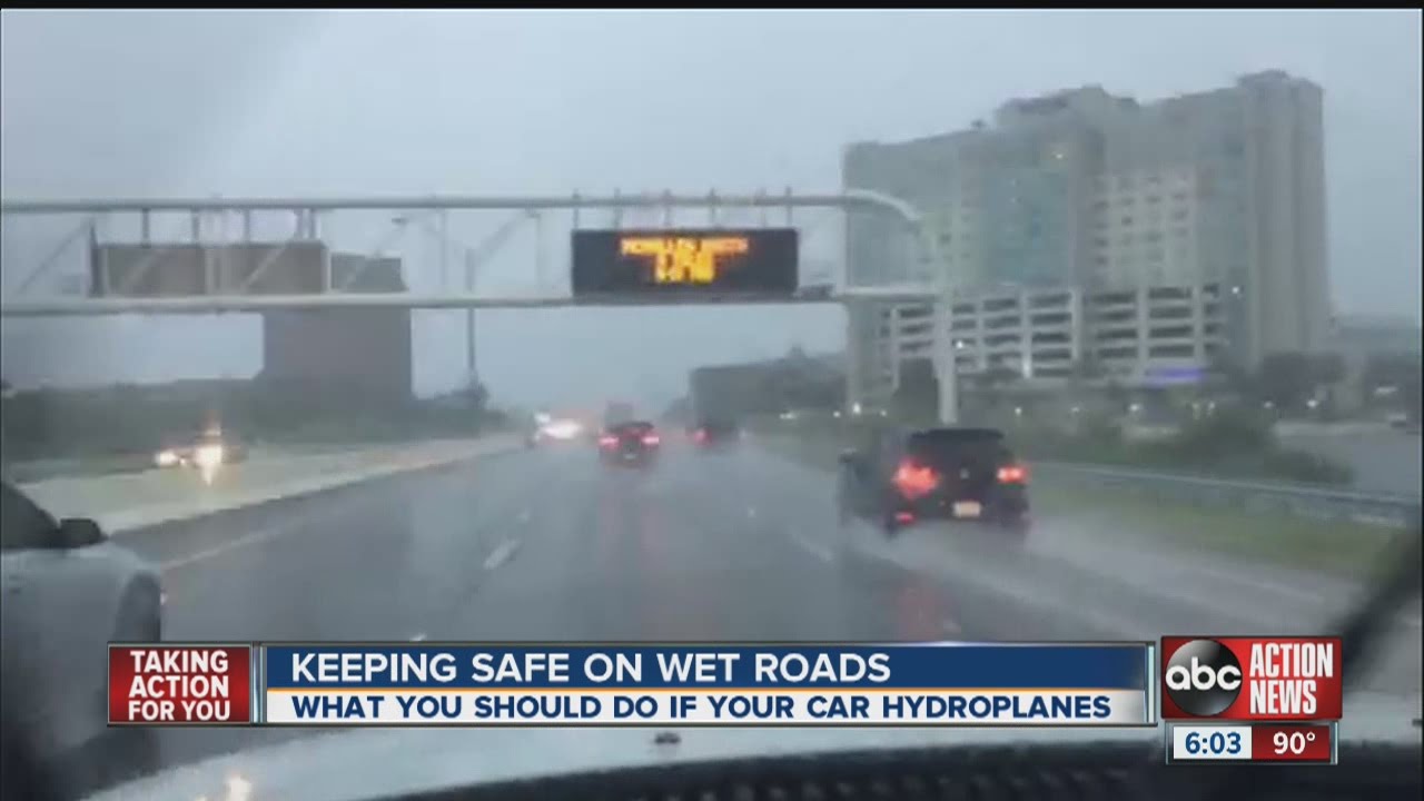 Keeping you safe on the road: What you should do if you hydroplane ...