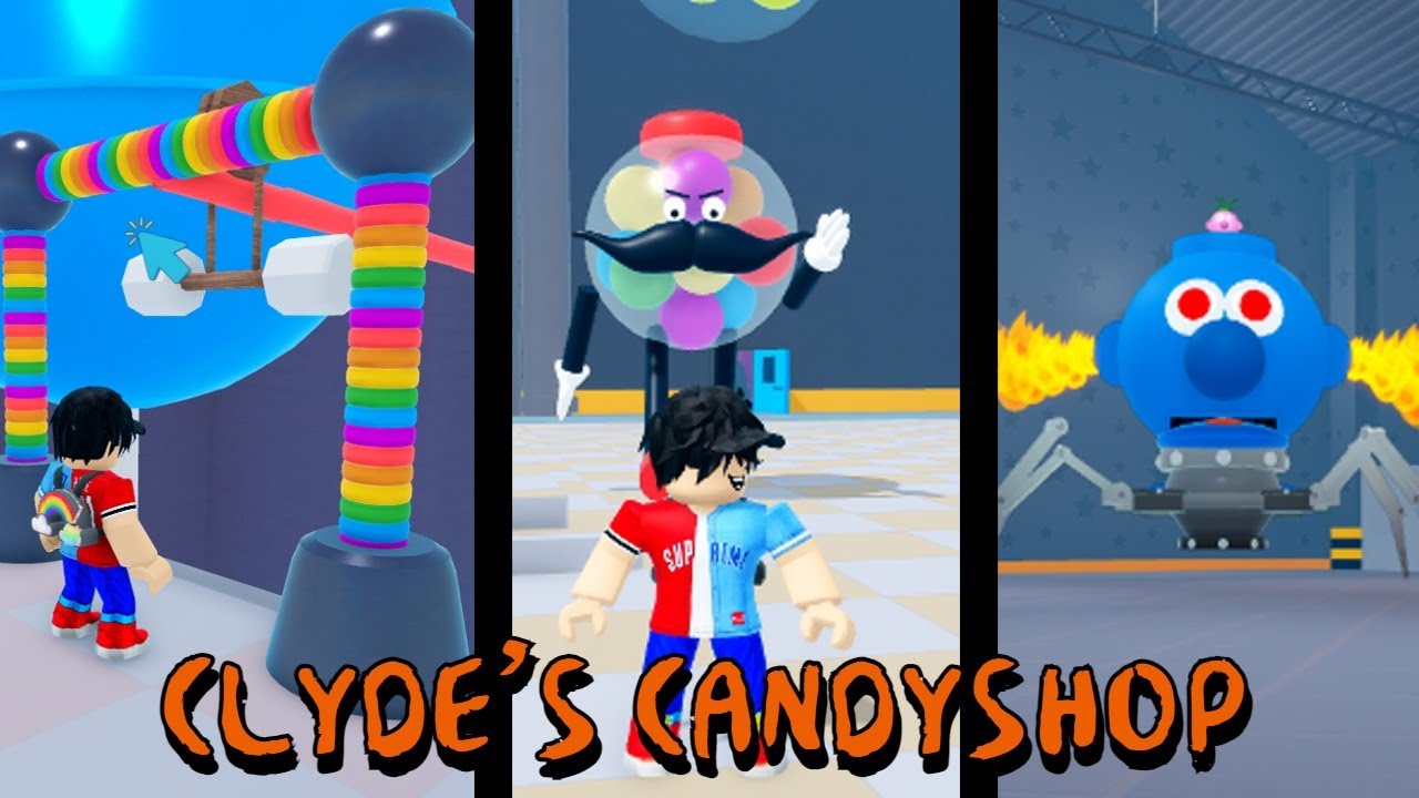 LE MAGASIN DE BONBON 🍬 DE CLYDE ET GUMDROP SUR ROBLOX - YouTube