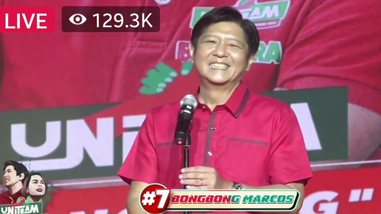 BBM SPEECH AT PROCLAMATION RALLY AT PHILIPPINE ARENA # ...