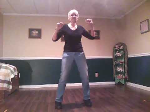 How to do Line Dance Gives Me Shivers - YouTube
