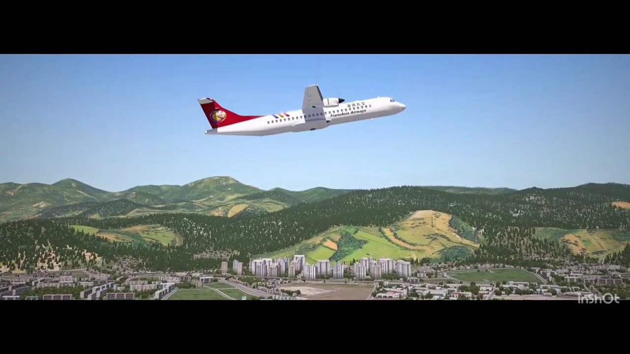 TransAsia Airways Flight 235 - Crash Animation 2 - YouTube