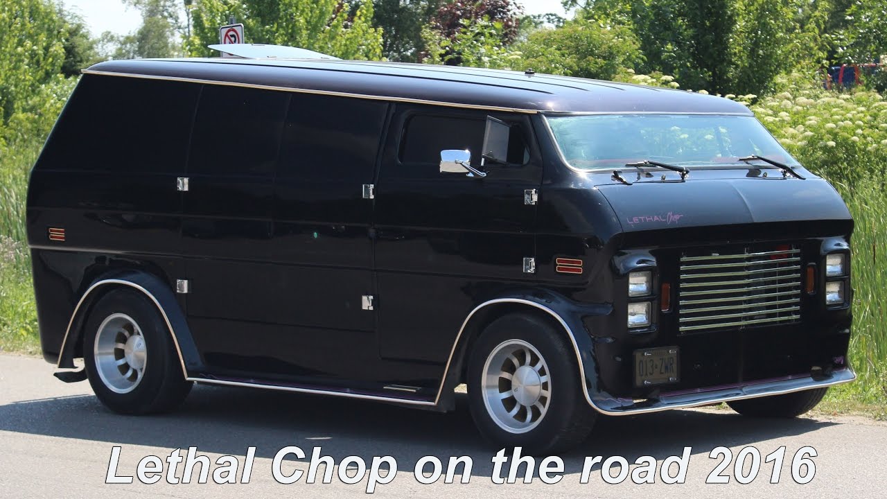 Lethal Chop radical custom van, on the road 2016 in Ontario Canada ...