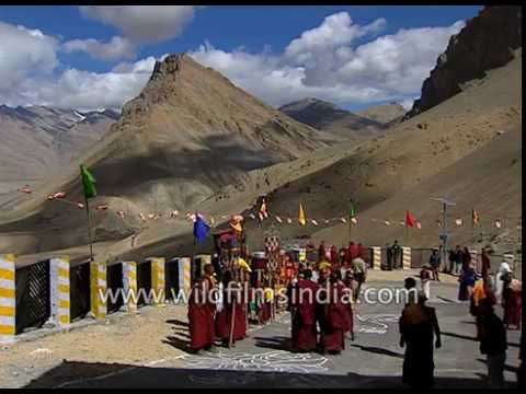 Buddhists prepare for Kalachakra Festival at Key Monastery in Spiti ...