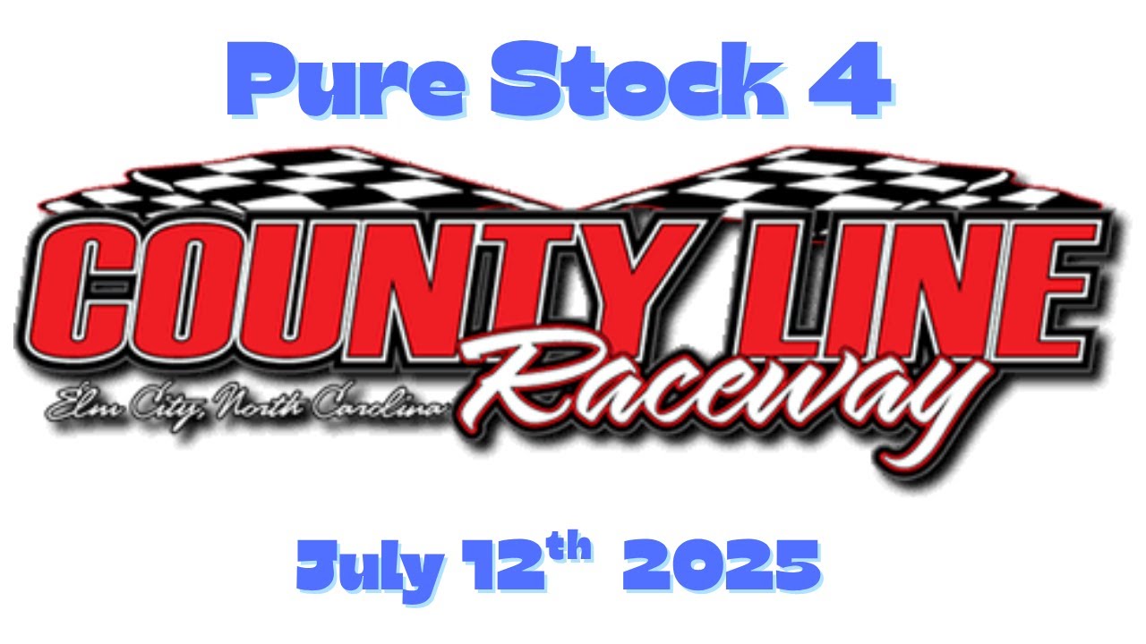 County Line Raceway Elm City NC Pure Stock 4 cylinder - YouTube