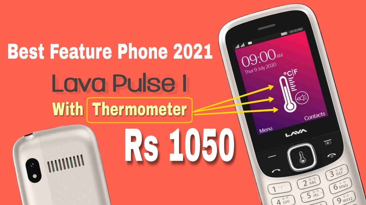 Lava Feature phone👌Lava Pulse 1👌 With Talking Thermometer|Price|Specs ...