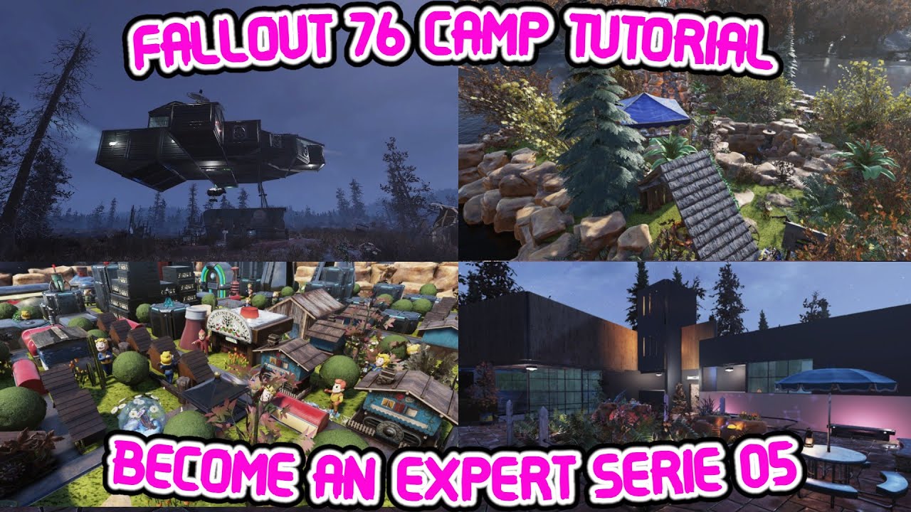 Fallout 76 camp tutorials 05: Creative foundations and 4 Tips and ...