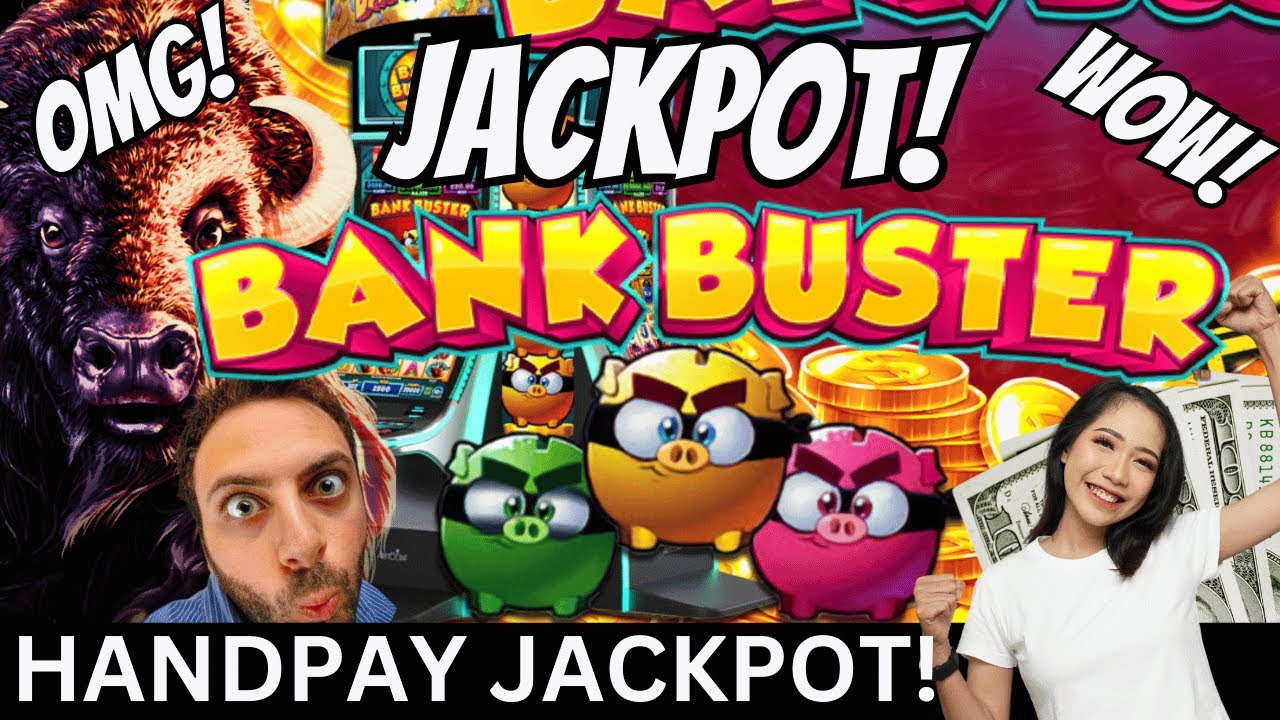 JACKPOT HANDPAY! Buffalo Bank Buster slot machine with free spins # ...