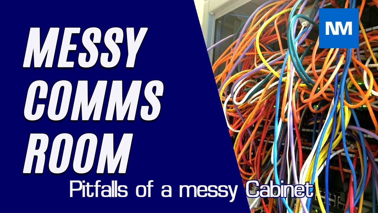 Pitfalls of a messy Comms Room Cabinet (Data cabinet tidy ) - YouTube