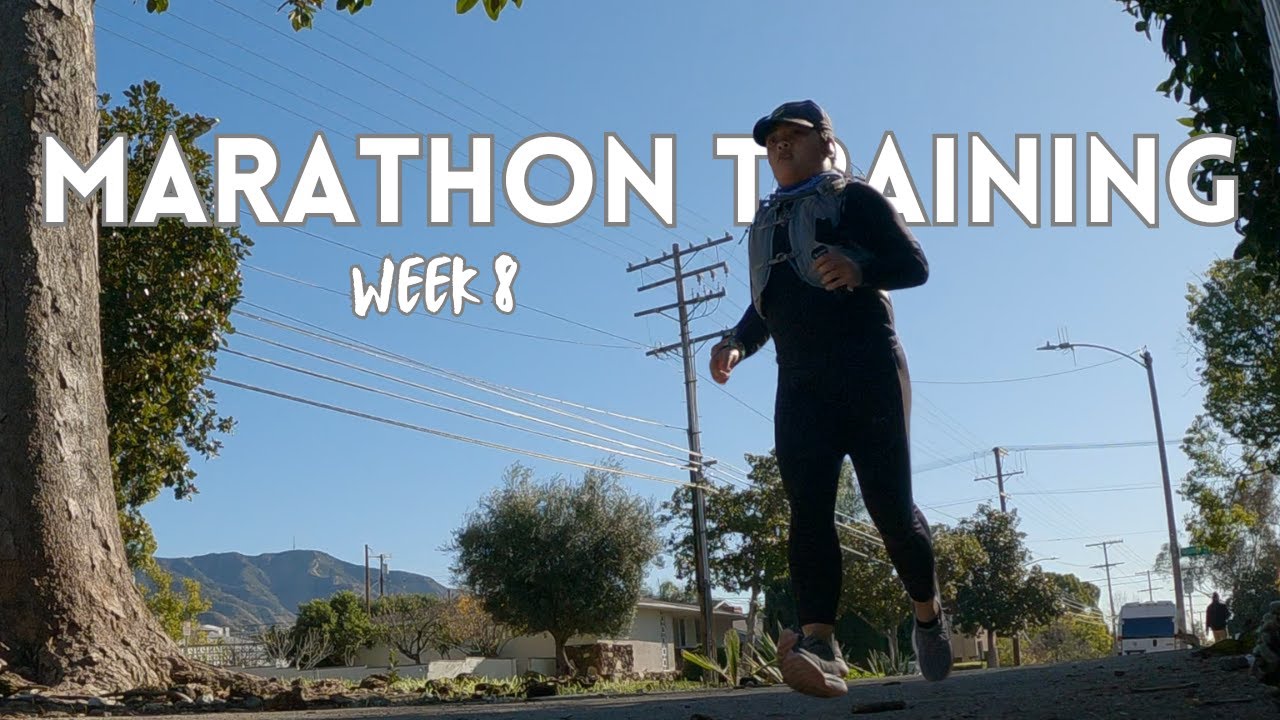 Marathon Training: Week 8 | Los Angeles Marathon | Run Vlog - YouTube