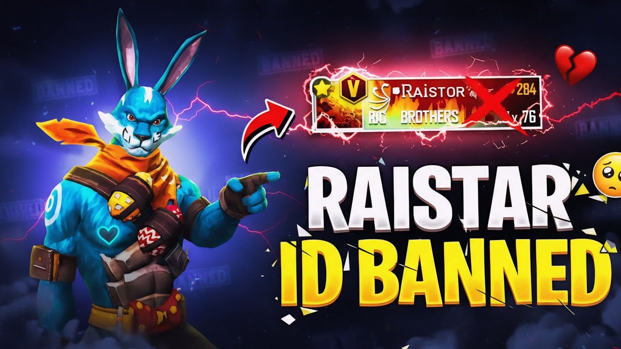 RAISTAR ID BAN 🚫🥺| FF FASTEST PLAYER ID BAN 🚫🤯 | @RaiStar #raistar # ...