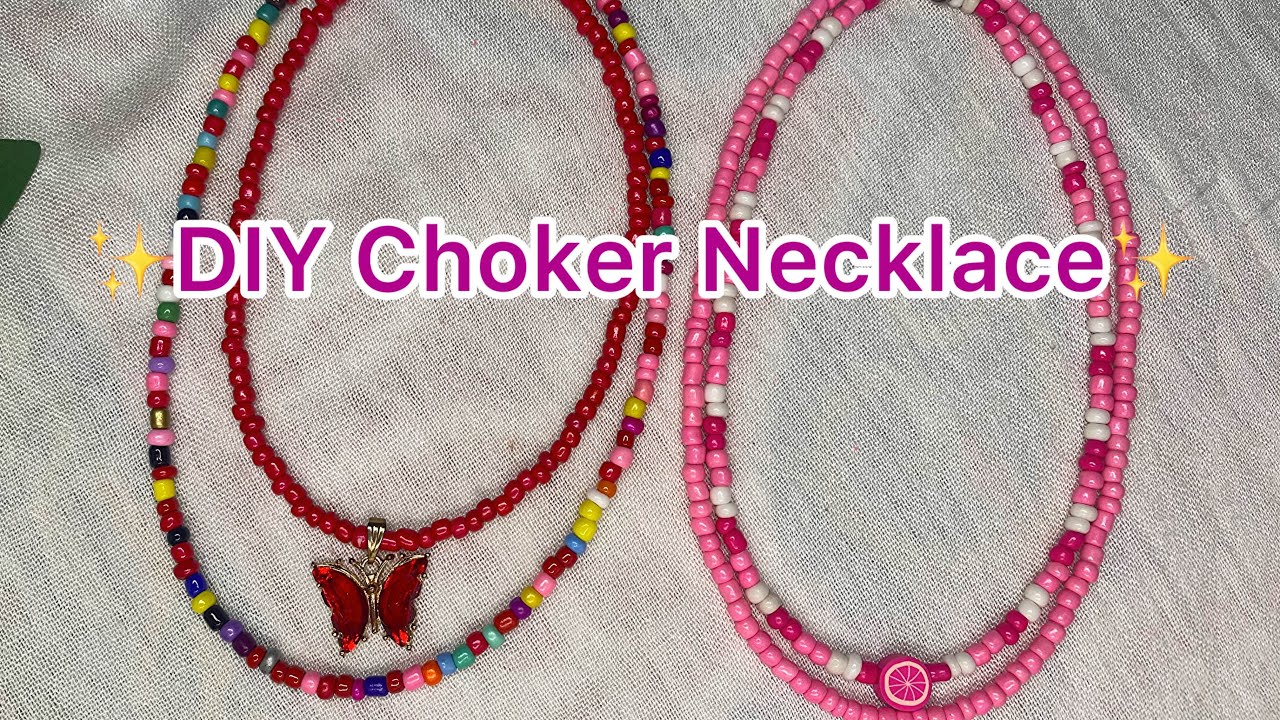 How To Make Your Own Beautiful Seed Bead Choker Necklace: Easy DIY ...