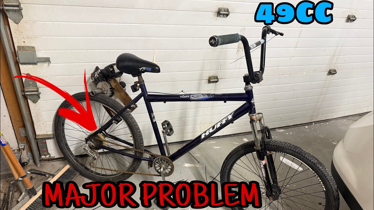 (PART 2) Reassembling Weed-eater Powered Bike - YouTube