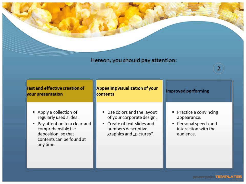 Popcorn PowerPoint Template Slides For Your Presentation - YouTube