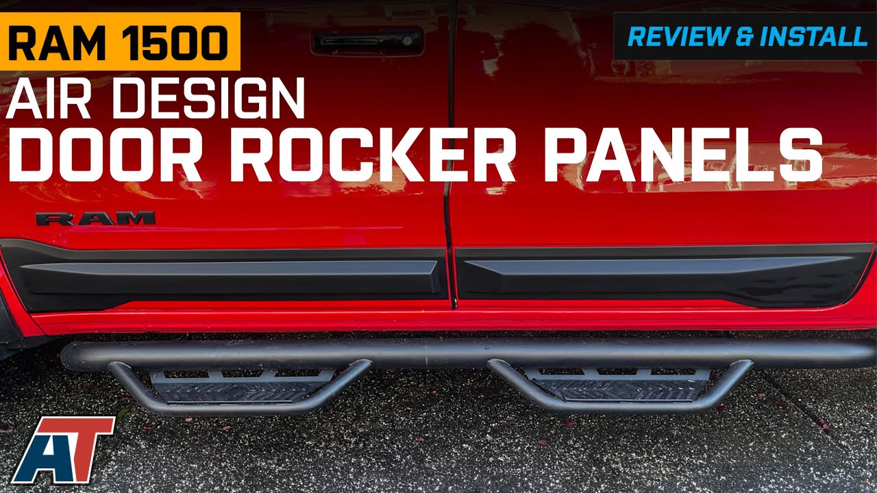 2019-2023 RAM 1500 Air Design Door Rocker Panels Review & Install - YouTube