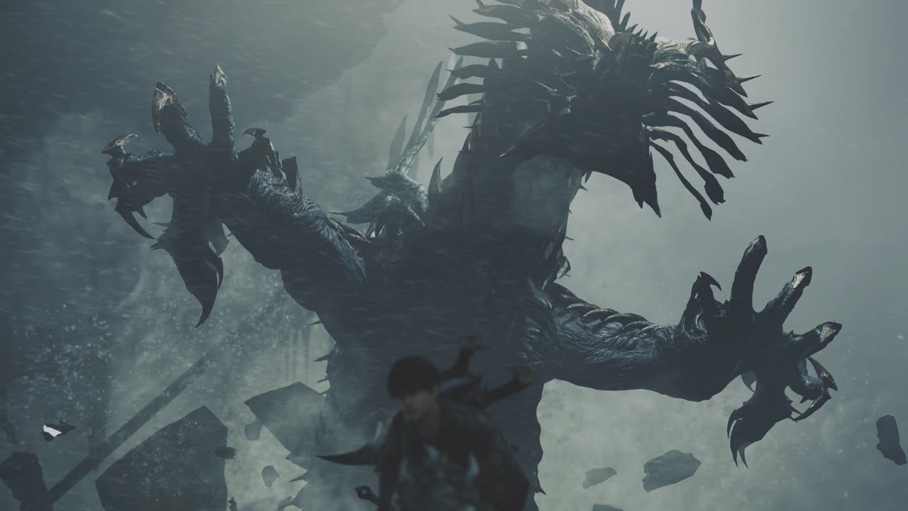 Avis unit chased by giant lord of ice monster (4K) - Monster Hunter ...