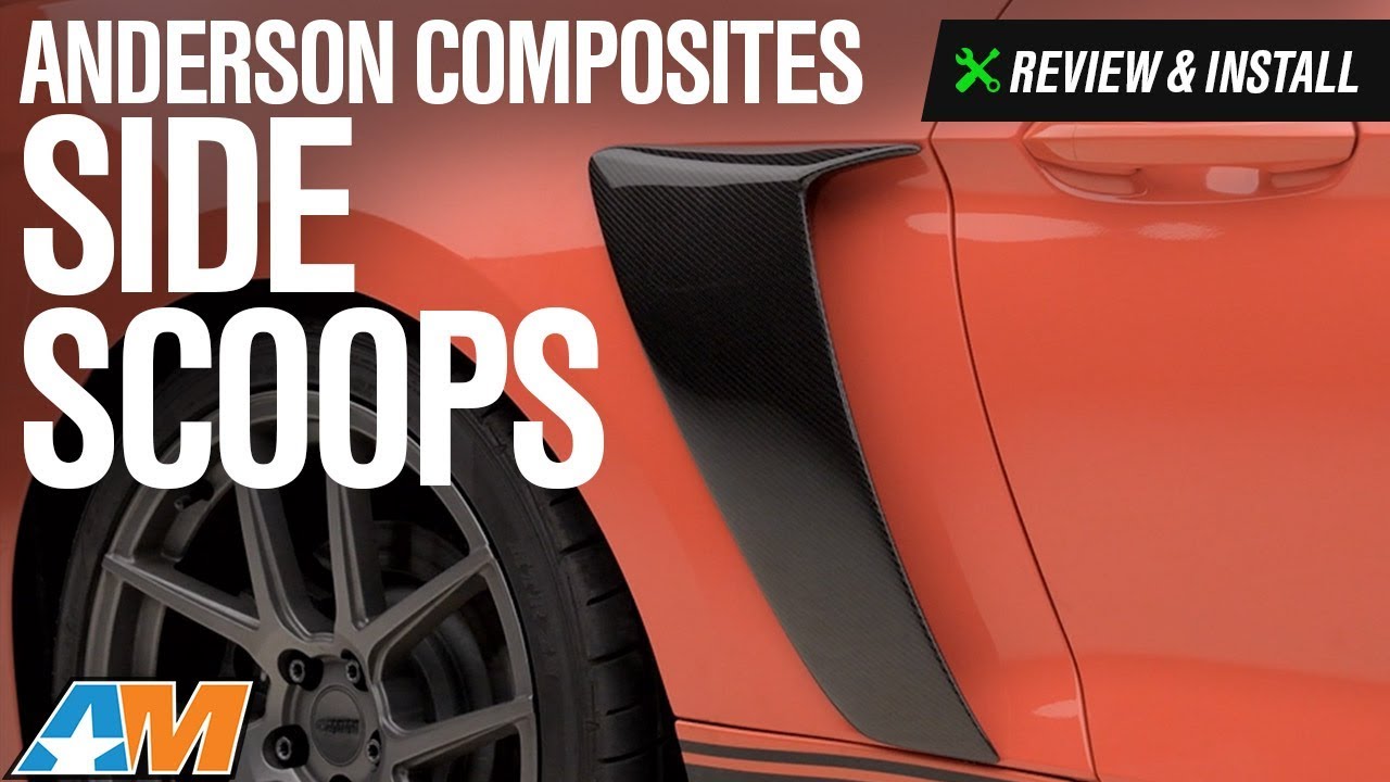 2015-2017 Mustang Anderson Composites Side Scoops Review & Install ...