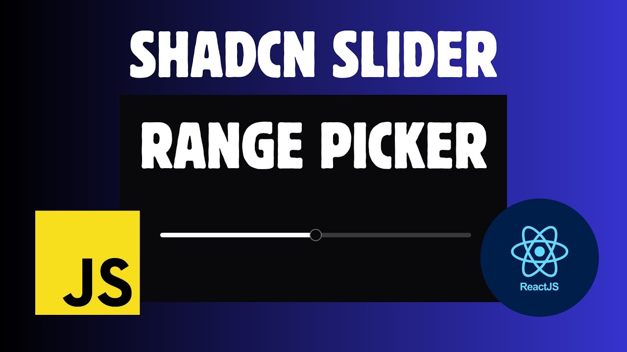 How to use Slider in Shadcn | React - YouTube