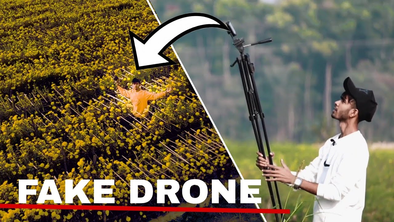 How Yo Fake a drone shot | how to shoot fake drone video on smartphone ...