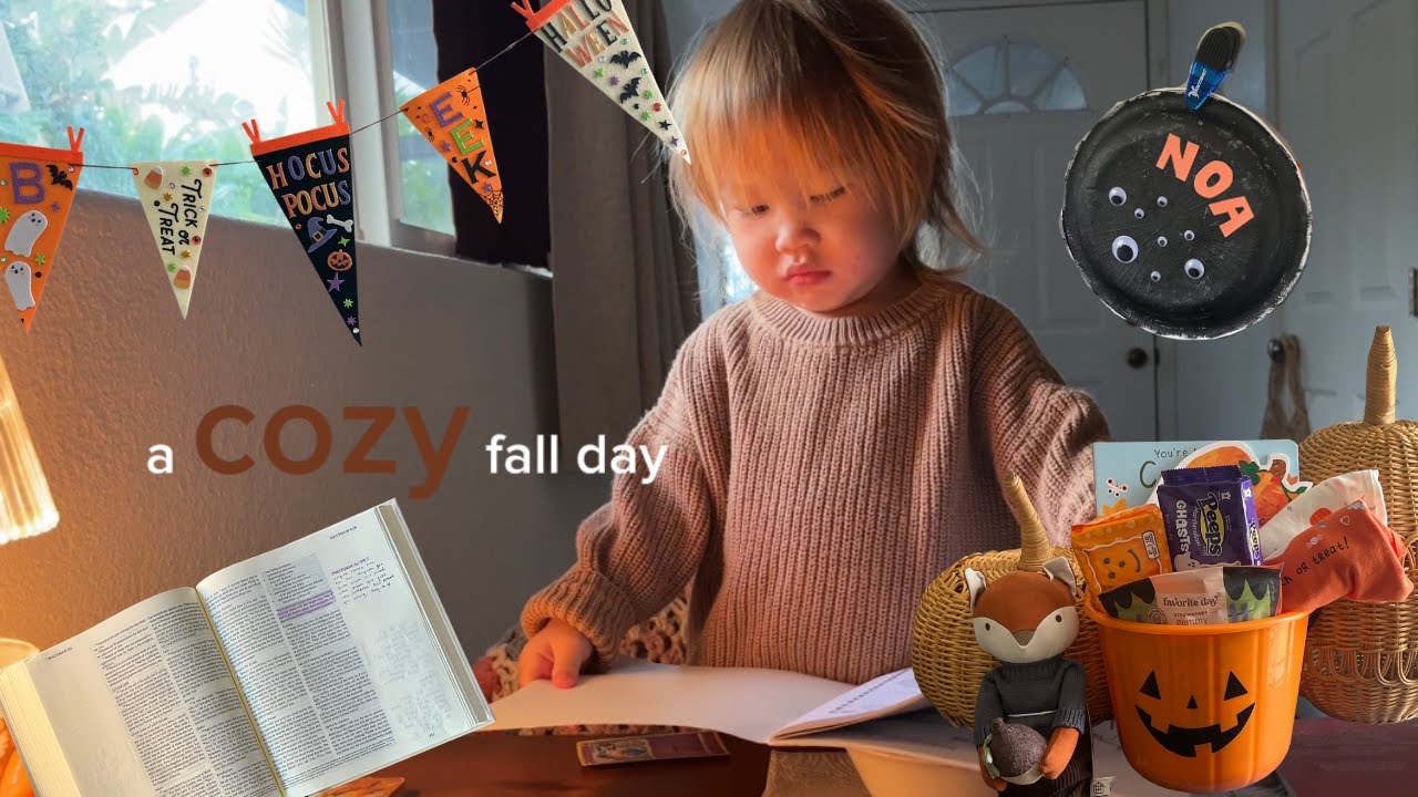a cozy fall day vlog | stay at home mom life in hawaii - YouTube