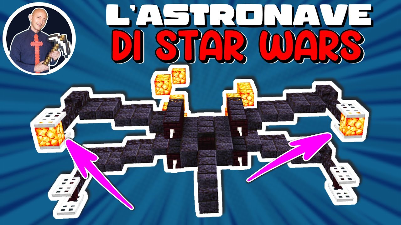 COME FARE UN'ASTRONAVE DI STAR WARS SU MINECRAFT (PS4 SWITCH XBOX PE ...