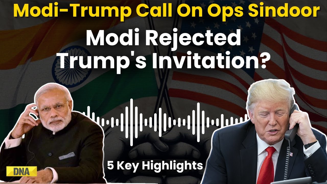 Trump-Modi Phone Call: Five Key Takeaways Inside US President Donald ...