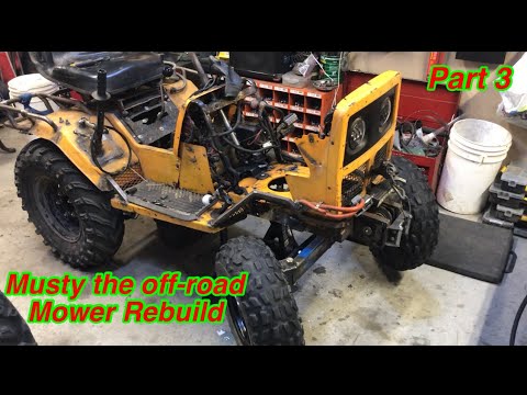 HOW TO BUILD A OFF-ROAD MOWER (PART 3) 100% CUSTOM FRONT AXLE AND ...