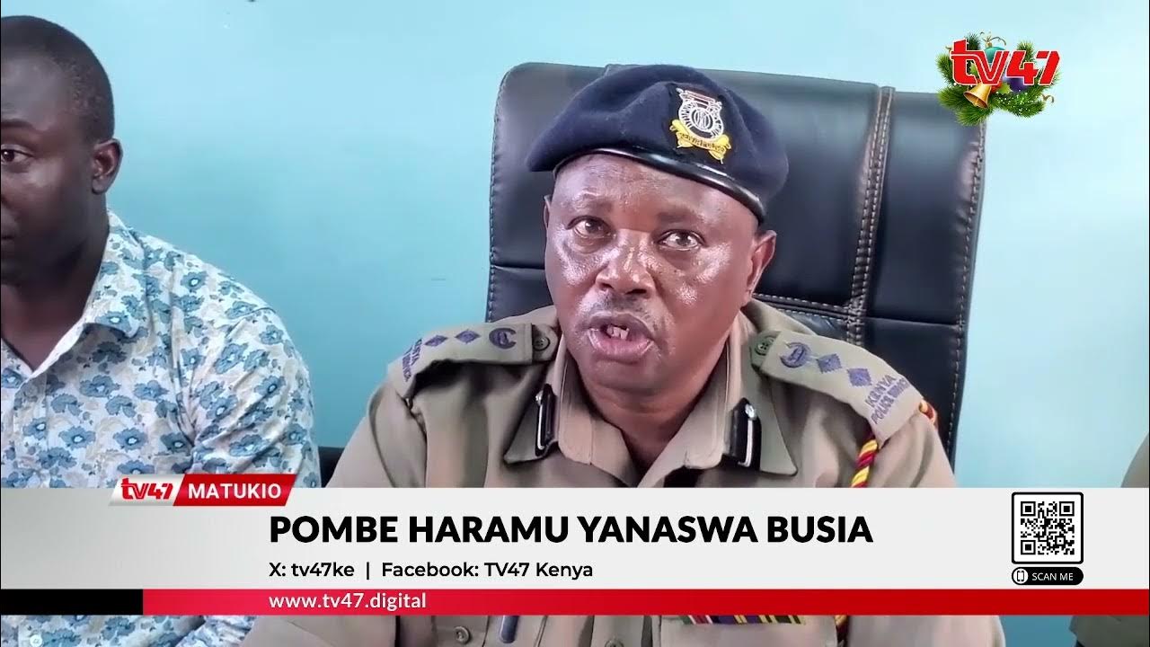 Maafisa wa polisi Busia wanasa pombe haramu aina ya ethanol mpakani ikitoka Uganda - YouTube