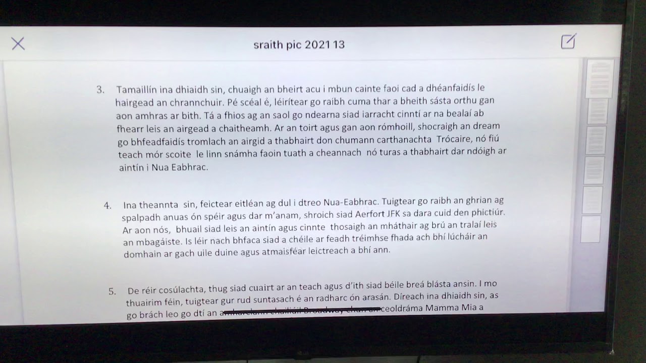 Sraith Pictiúr- Cuairt ar Aintín i Nua-Eabhrac - YouTube