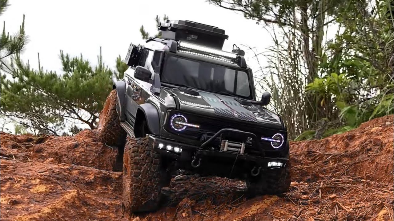 1/10 scale RC crawler track HB-R1001 FORD New BRONCO Ryukyu RC walk ...