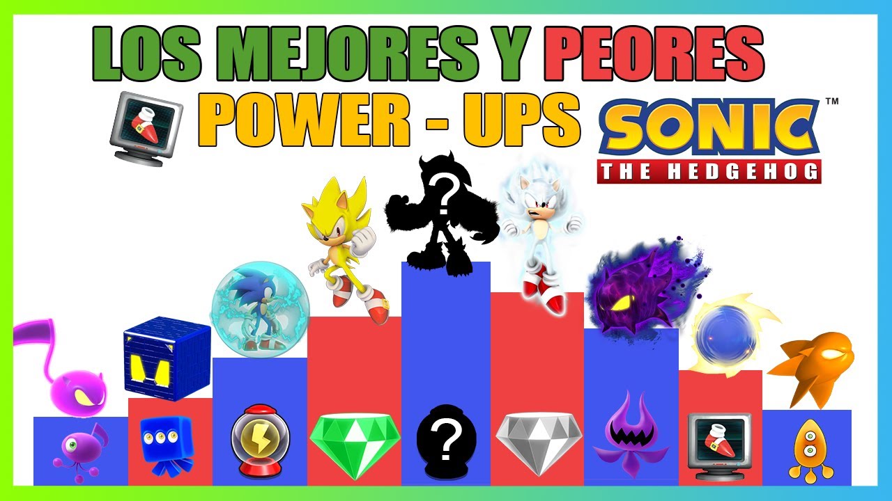 Los Mejores y Peores POWER UP de SONIC (Transformaciones - Habilidades ...