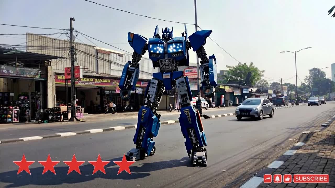 DIBUAT OLEH AI - MOBIL BERTARUNG! TRANSFORMASI ROBOT SUPER KEREN ...