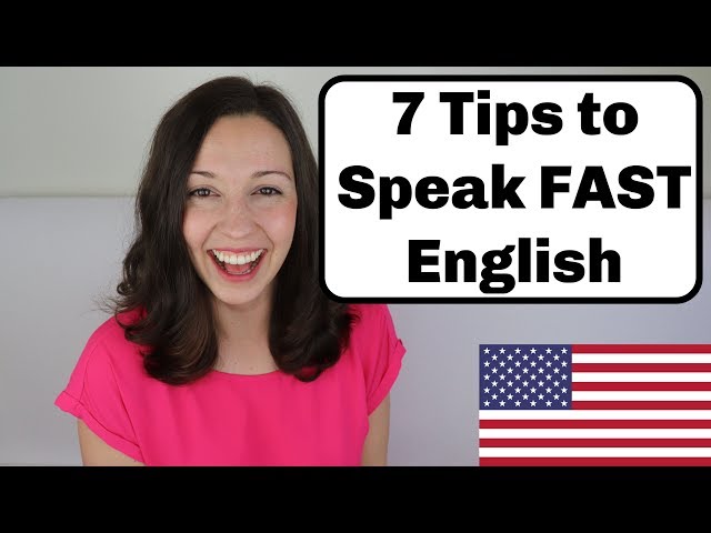 How to Speak FAST English