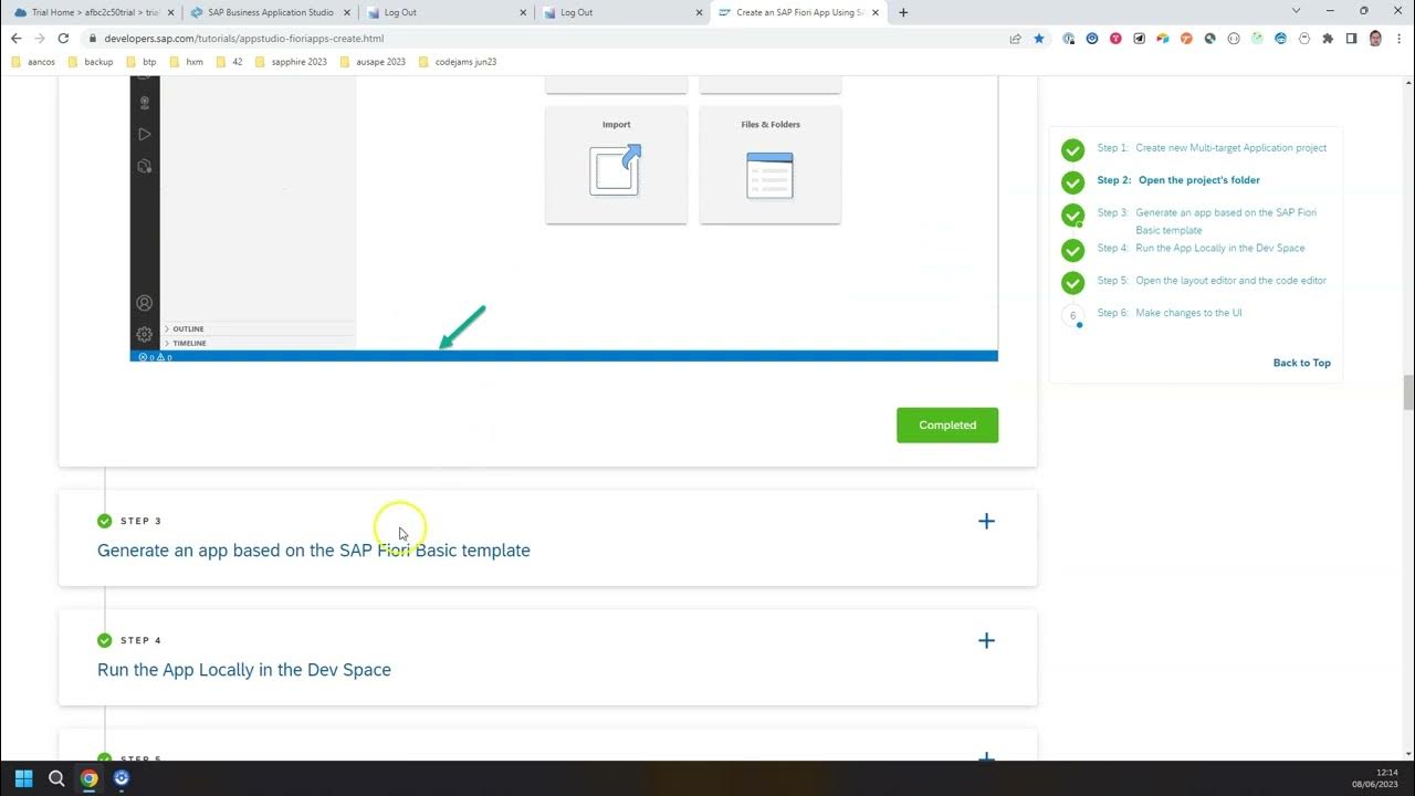 Creando una aplicación con el BAS - YouTube