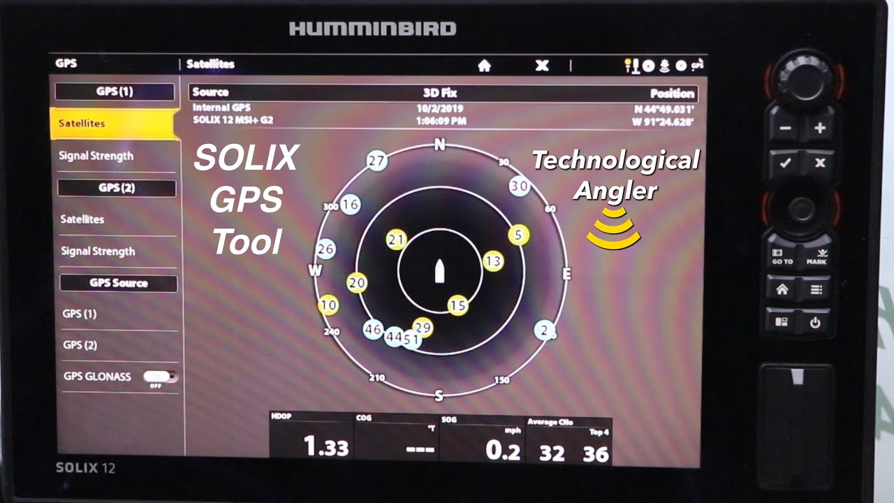 Humminbird SOLIX GPS Tool | The Technological Angler - YouTube