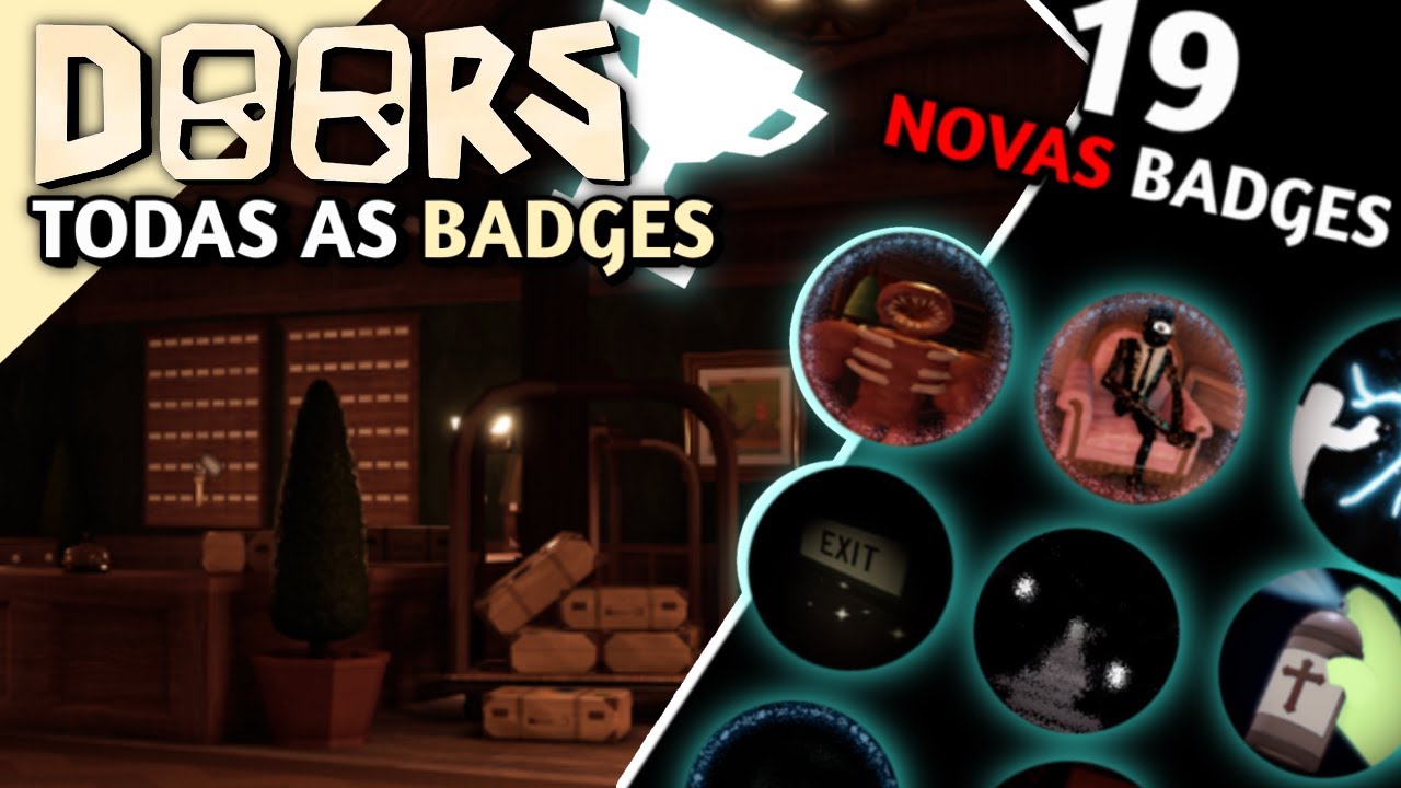 COMO PEGAR TODAS AS BADGES NOVAS DO DOORS!!! - ROBLOX - YouTube