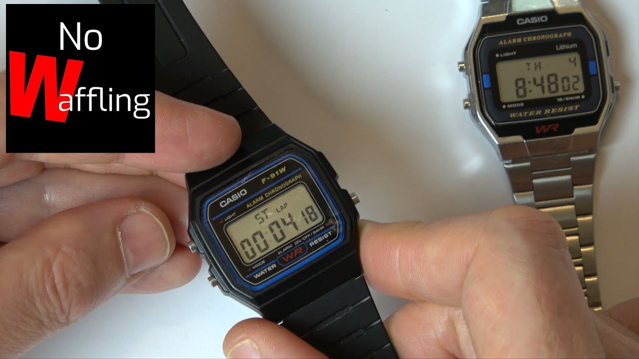 CASIO Watch - How to record 1st and 2nd place on the digital Casio ...
